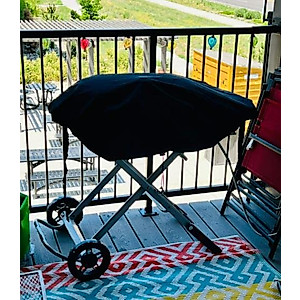 Heavy Duty Replacement Grill Cover for Weber 9010001 Traveler Portable Gas Grill - All Weather Protection Waterproof Cover