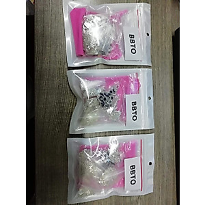 BBTO 9 Pieces Women Girls Layered Choker Necklace Sliver Layered Pendant Choker Jewelry Set (Style 1)