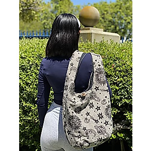 Original Collections Celestial Cross Body Shoulder Bag Purse in Gray