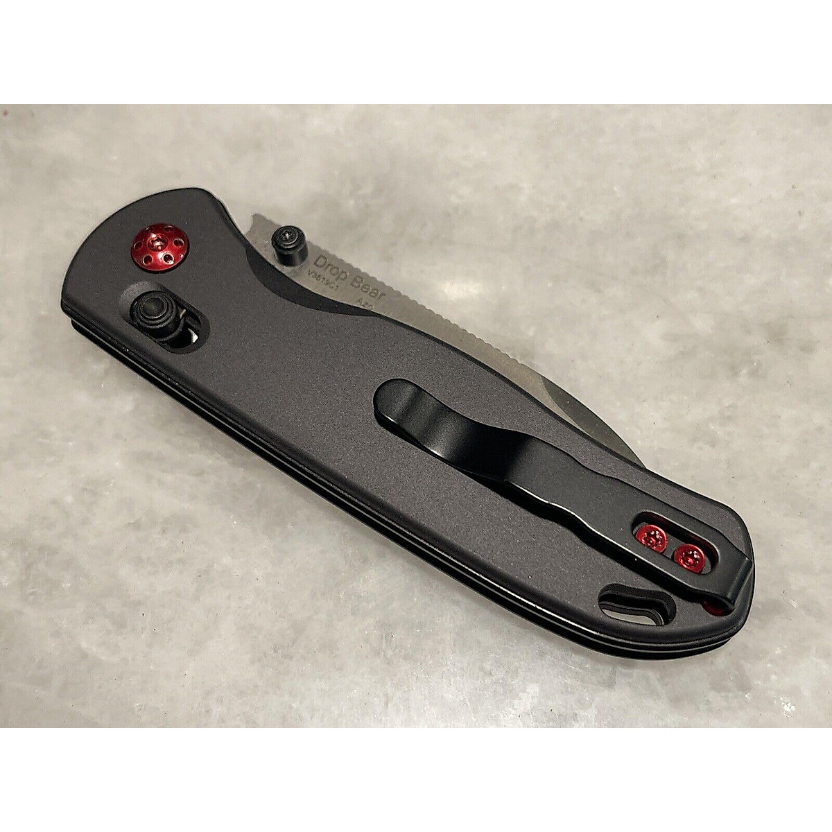 Red Stainless Torx Screws For Kizer Drop Bear Knife Pivot Scale & Pocket Clip