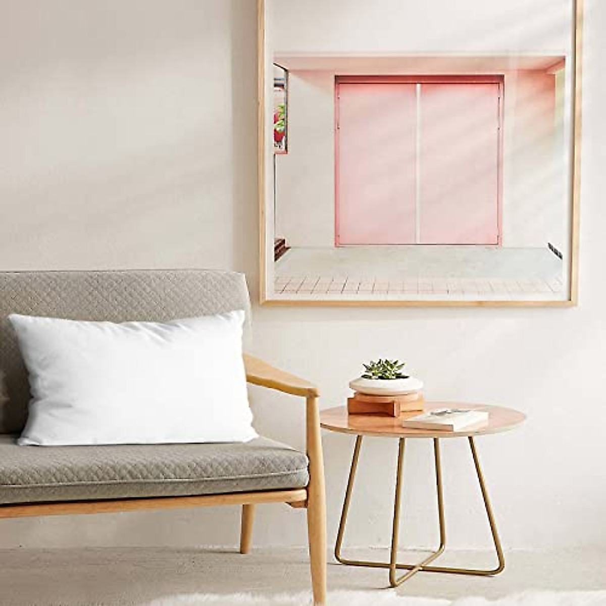 IJQRVJ Camo Body Pillow Case Cover with Zipper,Camouflage Pattern Fashion,Decorative Accent Long Pillowcase,Grey Black 12" x 20"