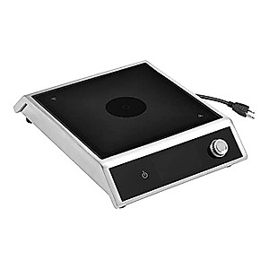 Vollrath MPI4-1800 Countertop Medium-Power 4-Series Induction Range with Knob Control, Stainless Steel, 120v