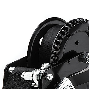 TR Industrial 1200 lb. Trailer Winch with Pre-Installed 20 ft. Strap and Hook