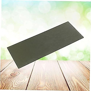 TOYANDONA 2 Pcs Zinc Electrode Strip Zinc Strip Material Fruit Tester Plate Battery Material Battery Tester Zinc Strips Experimental Device Fruit Electrode Zinc Electrodes Silver