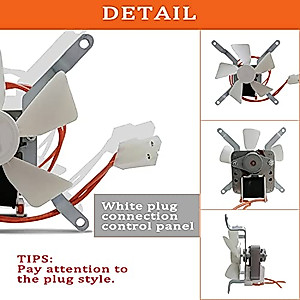 FCCUM Grill Induction Fan Kit Compatible with Pit Boss & Traeger & Camp Chef Wood Pellet Grills, Replace OEM Combustion Fan Part