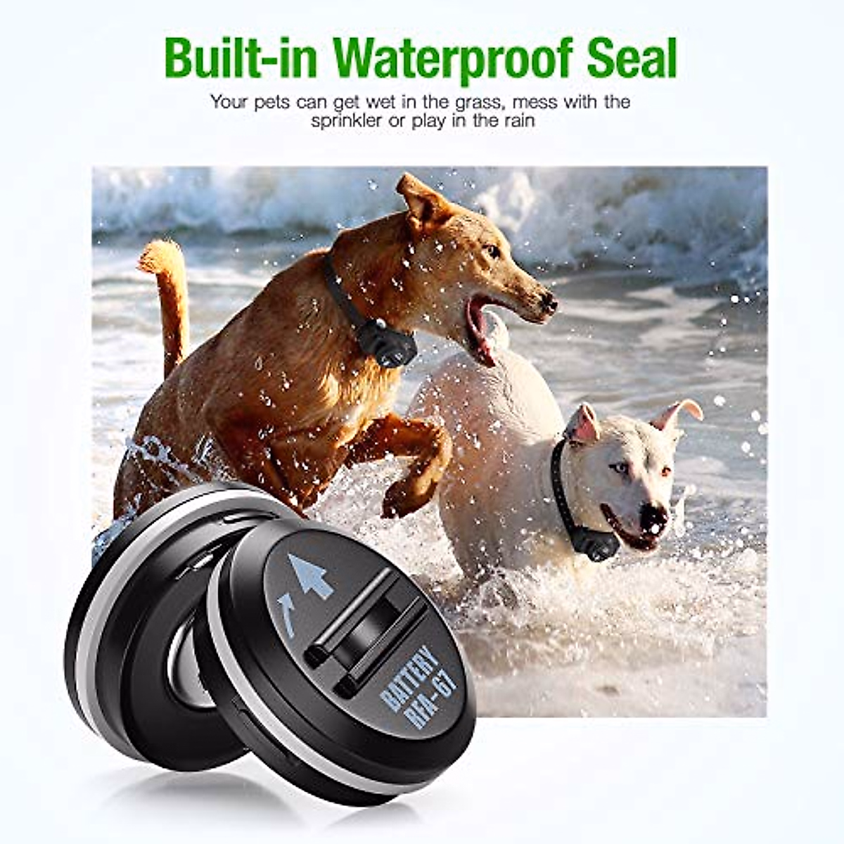 EBL 10 Pack RFA-67 6 Volt Pet Collar Replacement Batteries, Ultra Fit PIF-300 RF300 PIF-275-19 PRF-3004W PUL-250