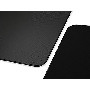 Glorious Mouse Mat/Pad - Large, Wide (XXL Extended) Black Cloth Mousepad, Stitched Edges | 18inx36in (G-XXL)
