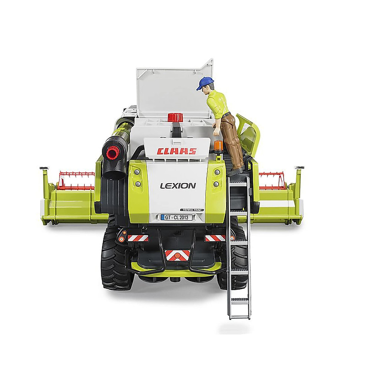 Bruder 02119 CLAAS Lexion 780 Combine Harvester, Realistic Farm Harvesting Tractor Toy, Green