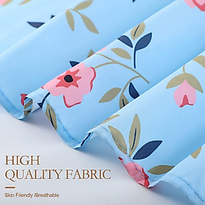 Yinkin 3 Pcs Plus Size Apron for Women with Pockets, Floral Womens Aprons with Adjustable Strap and Waist Ties for Kitchen Gardening Woman Girls Baking Household Cleaning Gardening Supplies