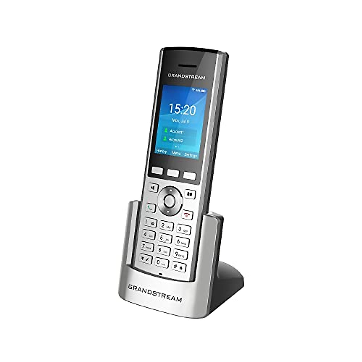 Grandstream WP820 Portable Wi-Fi Phone Voip Phone and Device, Silver