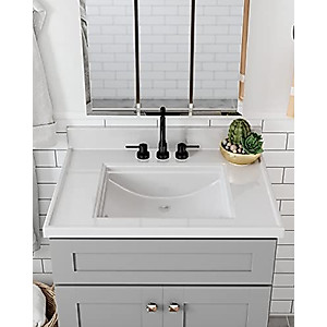 Design House 594002 Eastport II Bathroom, Widespread Faucet, Matte Black