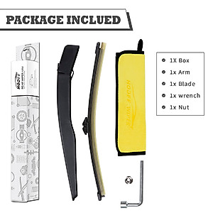 HODEE Rear Wiper Arm Blade Nut Set Replacement for Ford Explorer 2011-2023 Escape 2013-2023,Rear Wiper Cover Accessories Assembly,Back Windshield Window Cap,Lincoln MKX MKC Corsair Nautilus Expedition