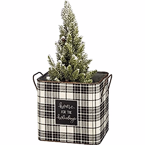 Primitives By Kathy 108437 Home for The Holidays Bin, Set of 2, Muticolor