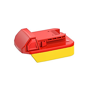 NovaQuantic Adapter - for All Milwaukee M18 Tools (Not Older V-18) - Compatible with DeWalt 20V MAX Batteries for Power Supply, No Charge Function - 1 Adapter Only (High Compatibility Version)