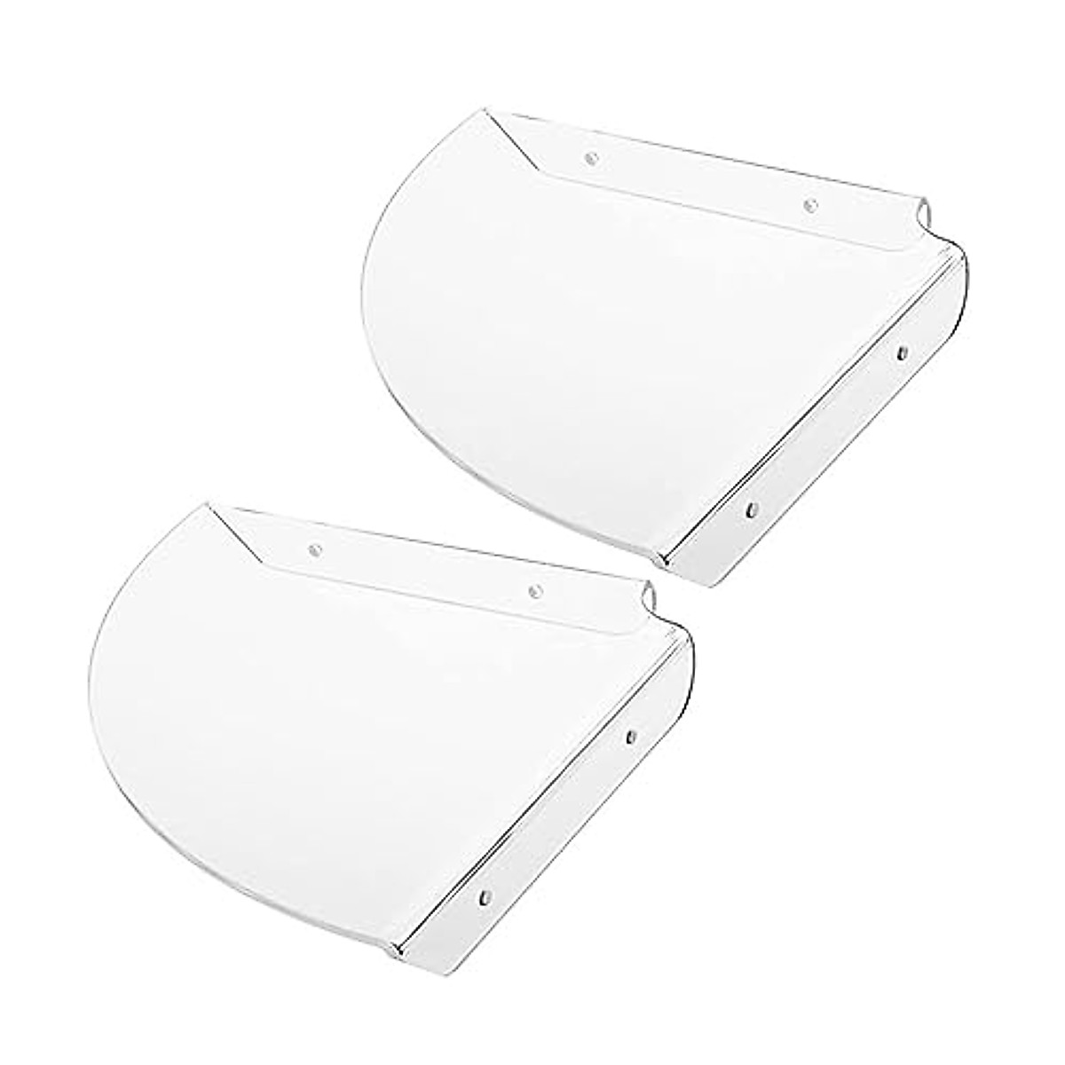 IMIKEYA 2pcs Speaker Stand Wall Mount Corner Shelf Wall Mount Speakers Wall Mounted Shelves for Storage Wall Mounted Corner Acrylic Hanging Rack Bathroom Wall Corner Shelf Wall Mount Ledge