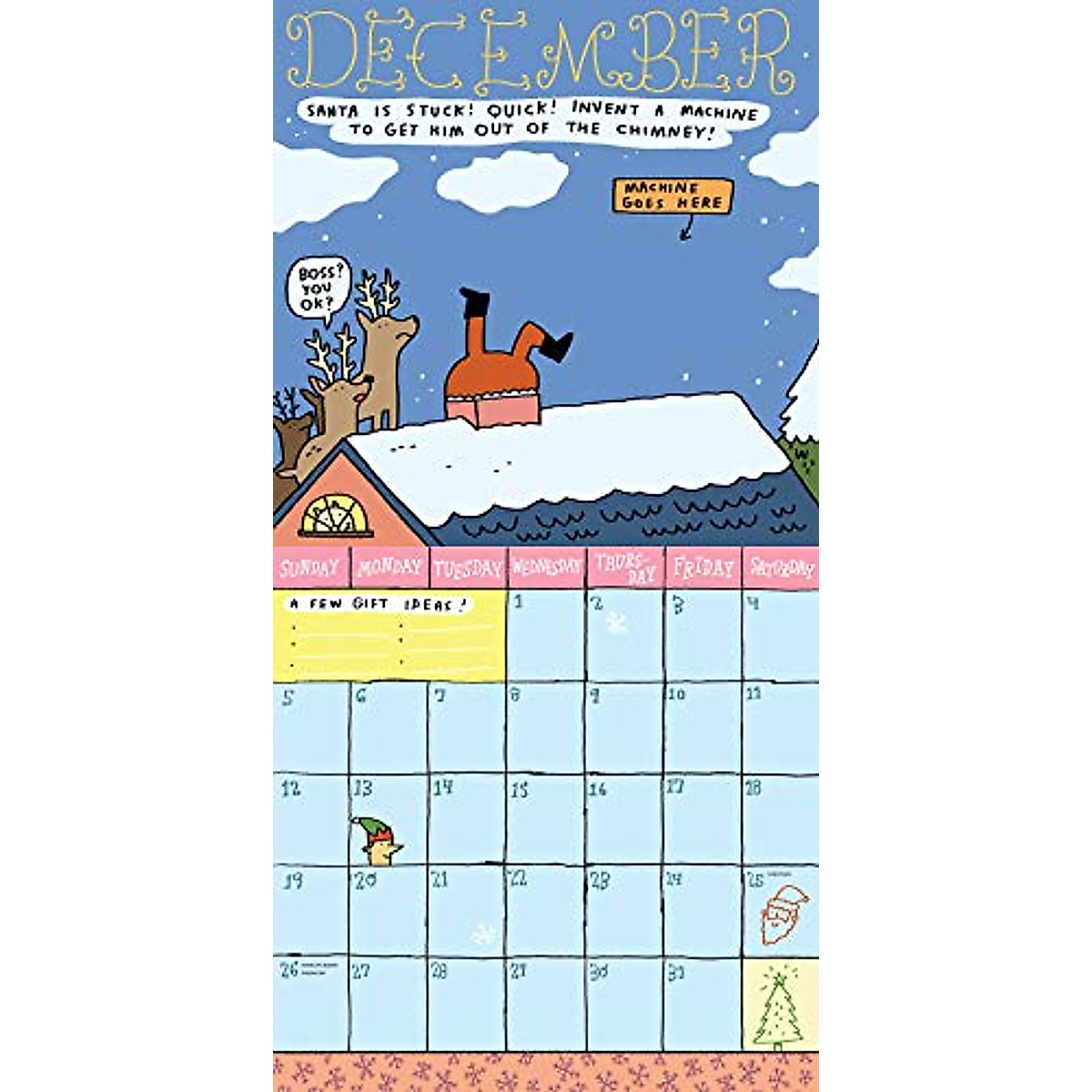 Kid's Awesome Activity Wall Calendar 2021