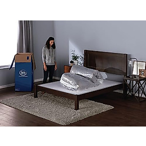 Serta 9" Gel Infused Memory Foam Mattress - Queen, White/Gray