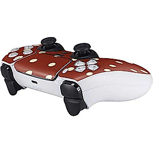 Skinit Gaming Decal Skin Compatible with PS5 and Compatible with PS5 Digital Edition DualSense Controller - Officially Licensed Skinit Originally Designed Neutral Polka Dots Design