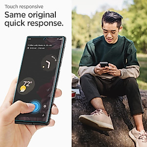 Spigen NeoFlex Screen Protector Designed for Pixel 7 Pro [Case Friendly] - 2 Pack