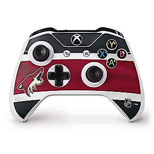 Skinit Decal Gaming Skin Compatible with Xbox One S Controller - Officially Licensed NHL Arizona Coyotes Jersey Design
