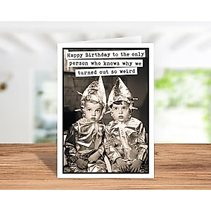 Katie Doodle - Funny Sister Birthday Card, Brother Birthday Card, Mom Birthday Card, Sister Birthday Gift Ideas, Dad Birthday Gift, Mom Birthday Gifts, Brother Birthday Gifts -Includes Card & Envelope