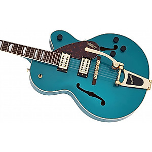 Gretsch G2410TG Streamliner Hollow Body Single-Cut and Gold Hardware Ocean Turquoise w/Bigsby