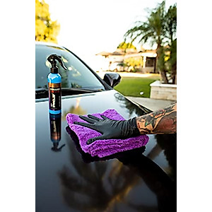 PROJE' Premium Car Care Show Shine - Waterless Wash & Quick Detailer - High Gloss Detail Spray - Enhances Shine of Top Coat Wax or Ceramic Coating - Safe On All Surfaces - 8 fl oz