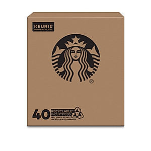 Starbucks Light Roast K-Cup Coffee Pods — Veranda for Keurig Brewers — 1 box (40 pods)