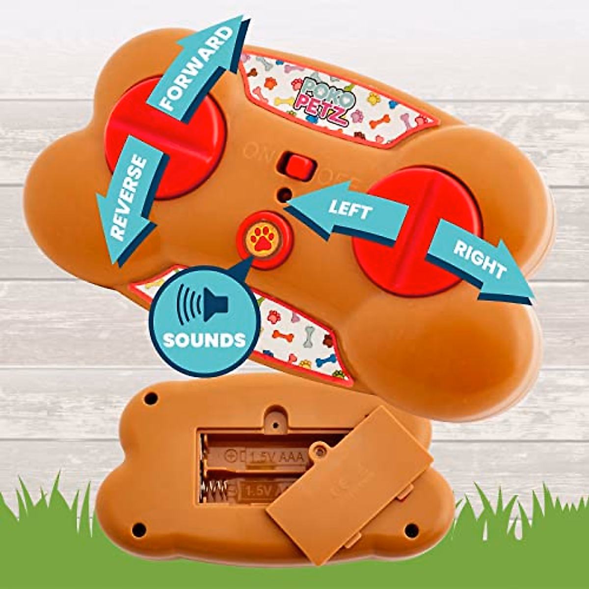 Poko Petz, Remote Control Car for Toddlers Dog Toys - 2.4GH for Boys and Girls, Light Up Toddler Toys, Singing, Talking Toys, Preschool Toys, Best Birthday, Toddler Gifts for Ages 3 and Up