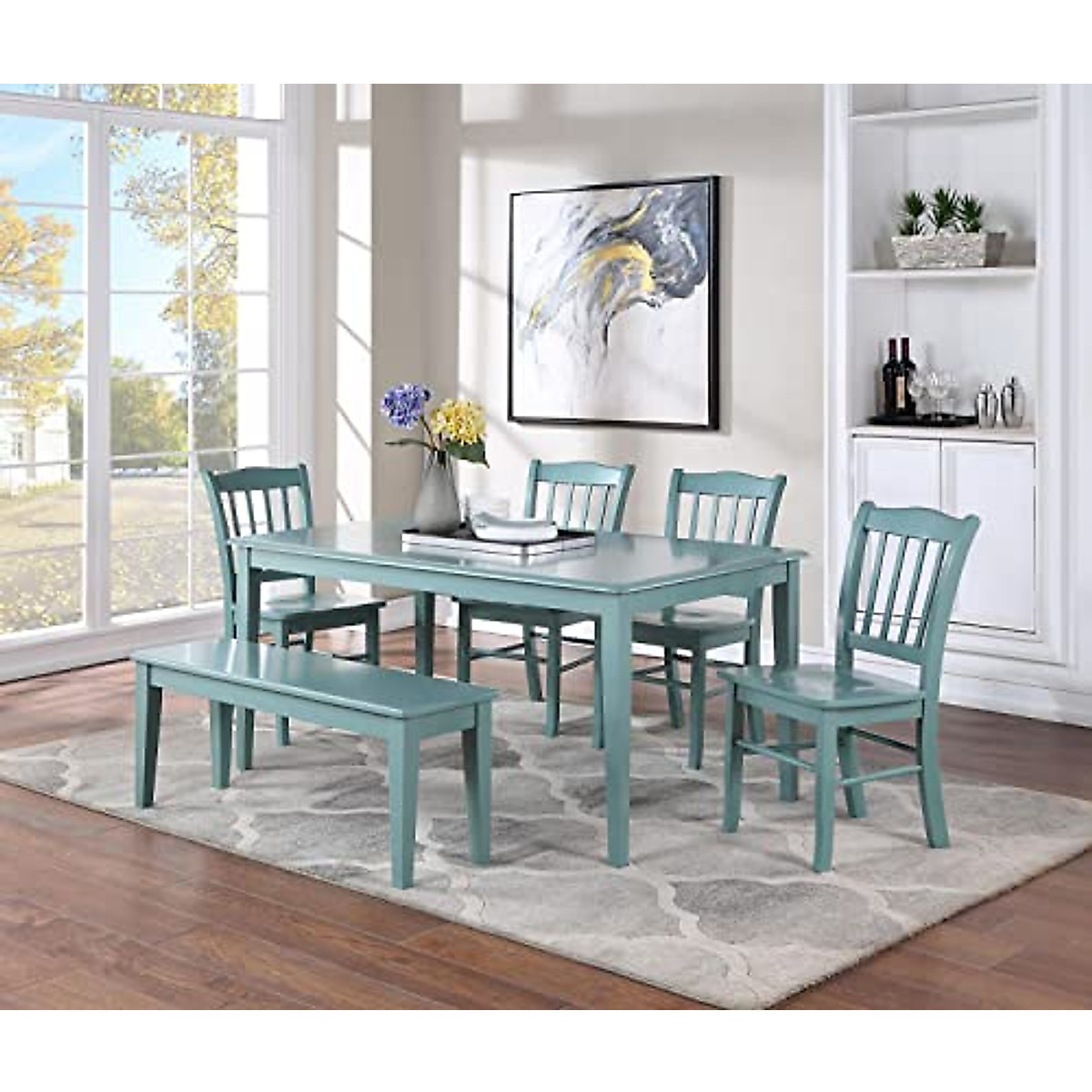 Boraam Colorado Rectangular Dining Table, Aspen Valley