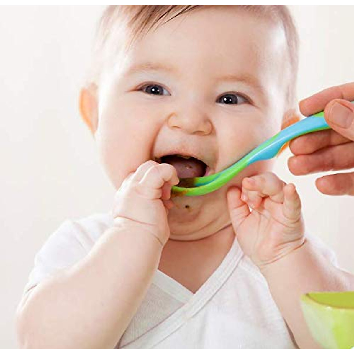 Yummy Organics Baby Food - Organic Fruit and Vegetable Puree, Non-GMO, Gluten-Free, No Added Sugar or Salt, Resealable and Reusable BPA-Free Cups, Pears, 12 Pack