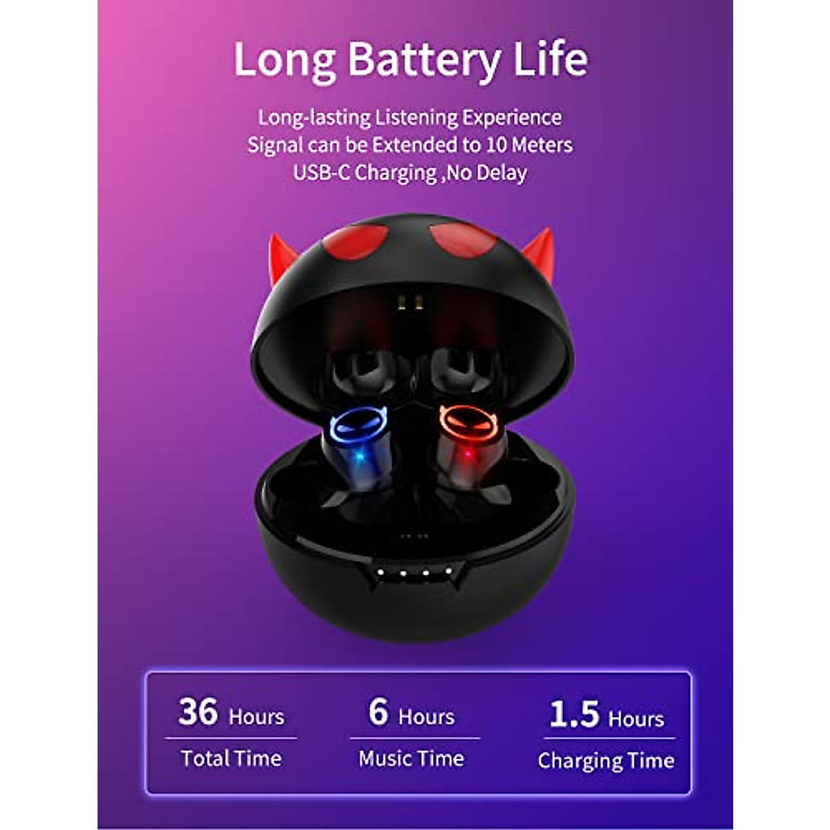 Tiny Bluetooth Earbuds,Kids Wireless Ear Bud with Cute Charging Case, Waterproof Stereo TWS Wireless Earphone with Micphone for Workout Sport,Bluetooth 5.0 Headphones for iPhone and Android as Gift