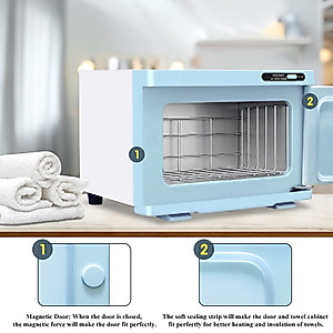 FWOD BIBTO Professional Towel Warmer, Hot Towel Warmer 8L for Salon and SPA use, Towel Warmer for Facial Towels…