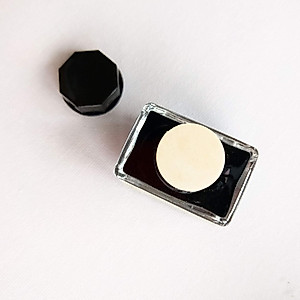 Quill Pen and Ink Set Turkey Feather Pen with 5 Steel Replacement Nibs and Dip Ink Bottle in Vintage Gift Box for Antique Calligraphy - Brown