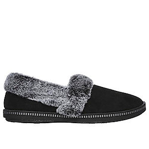 Skechers womens Cozy Campfire - Team Toasty Slipper, Black, 5 US