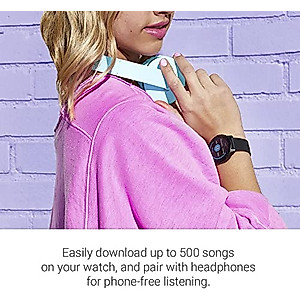 Garmin vivoactive 3 Music GPS Smartwatch 010-N1985-01, Black with Silver Hardware, Music Storage and Playback (Renewed)