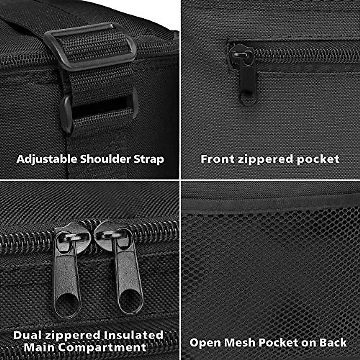 AIRBUYW Insulated lunch Bag, 6 Cans Small Insulated Cooler Box Tote Container Lunch Bag Pack With Adjustable Strap For Women Men