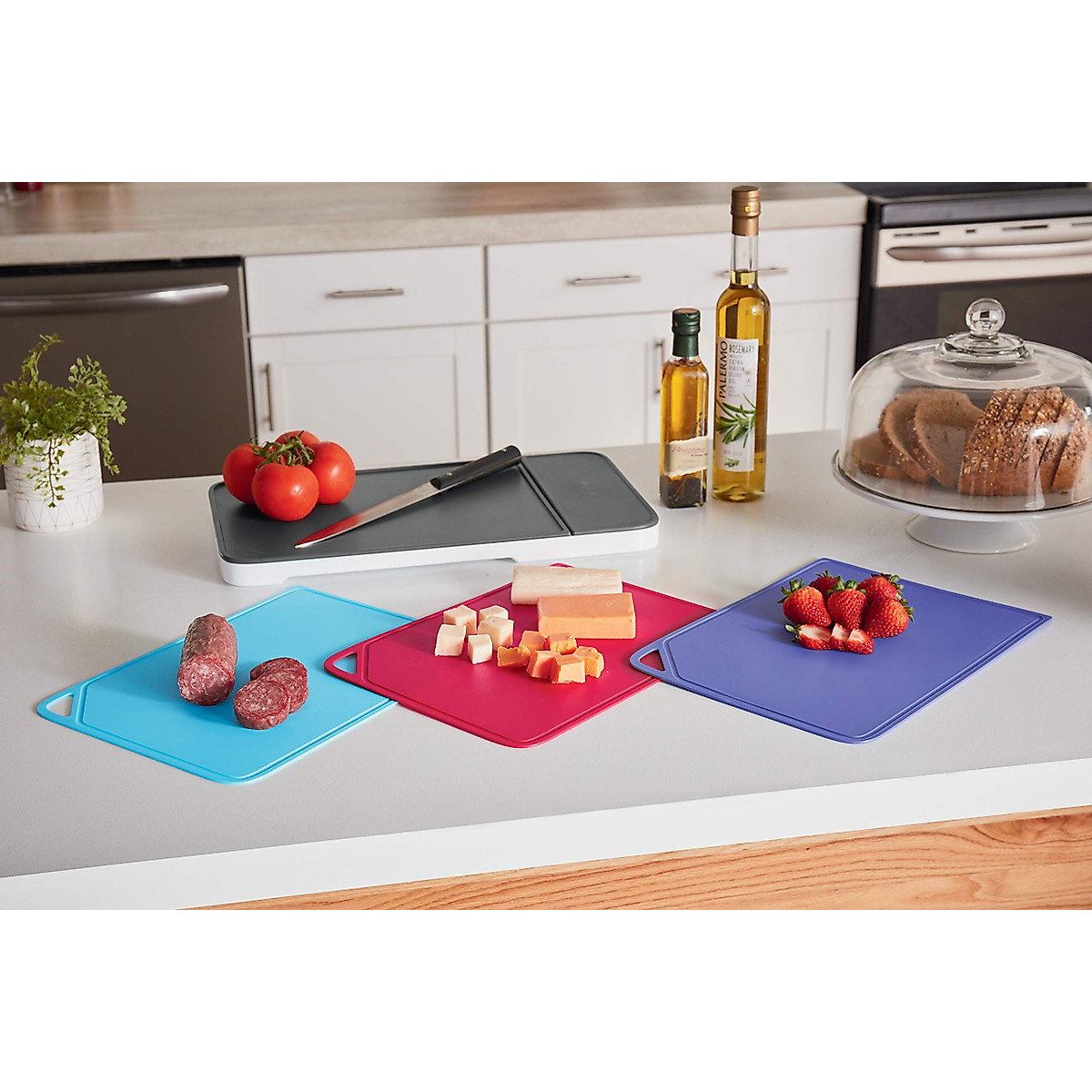 Frigidaire 11FFCHOP01 ReadyCook Cutting Board, 13.5 x 10 inch Surface, Multicolor