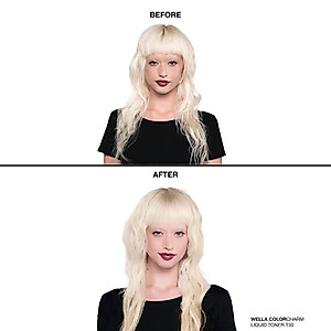 COLORCHARM Permanent Liquid Toners| Neutralize Brass| Free of Parabens| Vegan| T10| Pale Blonde| 1.4 Fl Oz