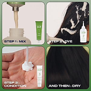 Clairol Natural Instincts Demi-Permanent Hair Dye, 6A Light Cool Brown Hair Color, Pack of 1