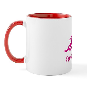 CafePress Swim Bike Run (Girl) Mugs Ceramic Coffee Mug, Tea Cup 11 oz