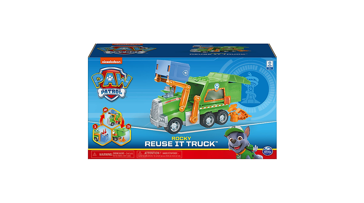 Paw Patrol Rocky's Reuse It Truck - Fun for Kids 3+
