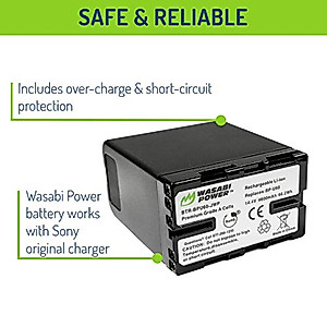 Wasabi Power Battery for Sony BP-U60 and Sony PMW-100, PMW-150, PMW-160, PMW-200, PMW-300, PMW-EX1, PMW-EX1R, PMW-EX3, PMW-EX160, PMW-EX260, PMW-EX280, PMW-F3, PXW-FS5, PXW-FS7