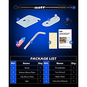 Orion Motor Tech Compatible with 15-23 F150 Tailgate Assist Accessories, Truck Tail Gate Lift Assist Tailgate Shock Compatible with Ford F150 2015 2016 2017 2018 2019 2020 2021 2022 2023