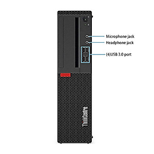 Lenovo ThinkCentre M910S SFF Desktop Computer, Intel Quad Core i5-6500 up to 3.6GHz, 16GB DDR4, 512GB SSD, WiFi, BT, VGA, DP, Wireless Keyboard&Mouse, Windows 10 Pro 64 Bit (Renewed)