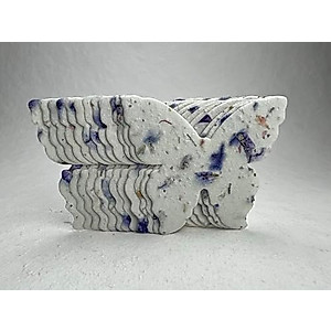 Seed Paper Butterfly Set of 24 with 100% Recycled fibers and Petals #45s - 3 inch