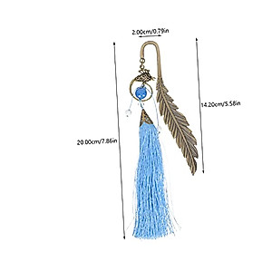 NOLITOY 2pcs Graduation Gift Bookmarks for Kids Bulk Mens Bookmark Childrens Gifts Metal Book Clip Metal Bookmark Book Lovers Gifts Bookmark Ornament Decorative Tassels Bookmarks Book Mark