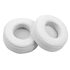 VEKEFF 1 Pair Replacement Ear Pads/Cushions for Beats by Dr Dre. Mixr - White