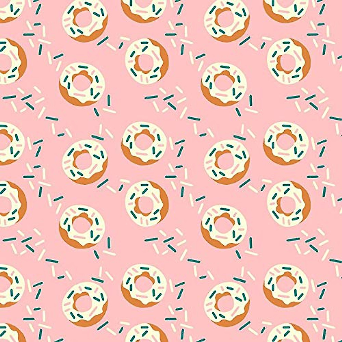 Food Trucks Donuts Pink - Paintbrush Studio 100% Cotton Fabric
