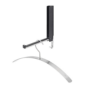 Blomus Lanca Valet Flip-Down Wall Mounted Coat Hook, Stainless Steel (63262)